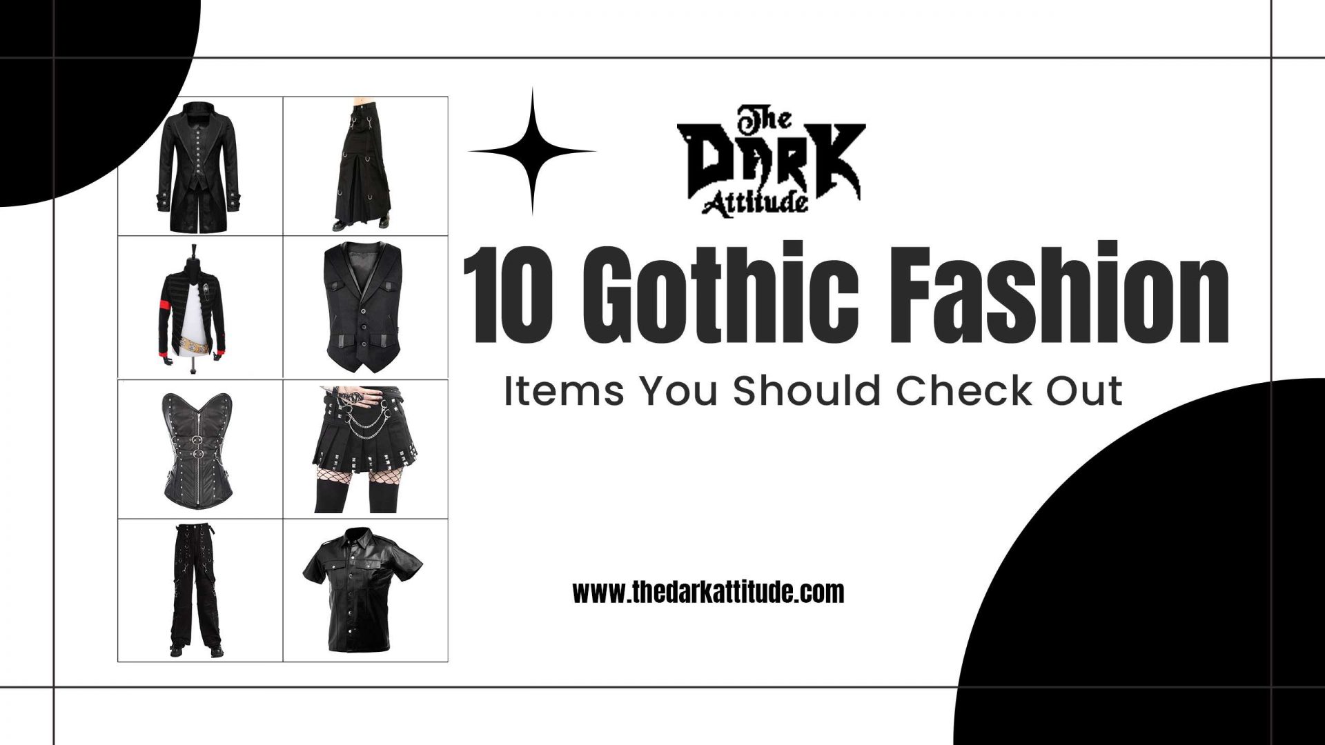 10 Gothic Fashion Items You Should Check Out - The Dark Attitude ...